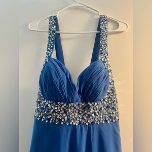 Dresses | Stunning Blue Evening Dress | Poshmark
